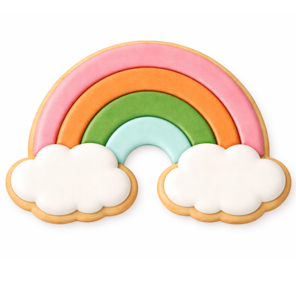 St. Patrick's Day Rainbow Cookie Cutter and Stamp with Size Option ...