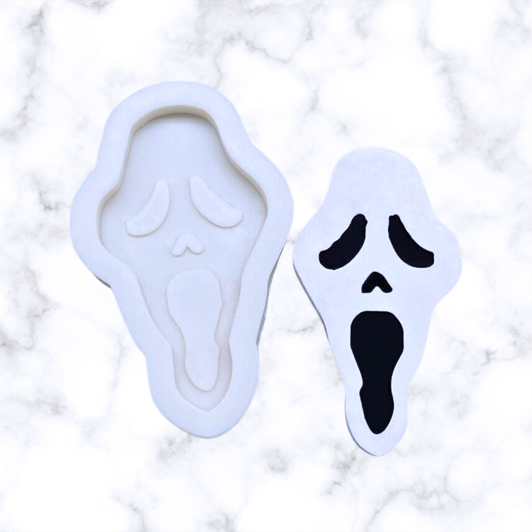 Scream Ghost Face Silicone Mold – Baking Treasures Bake Shop