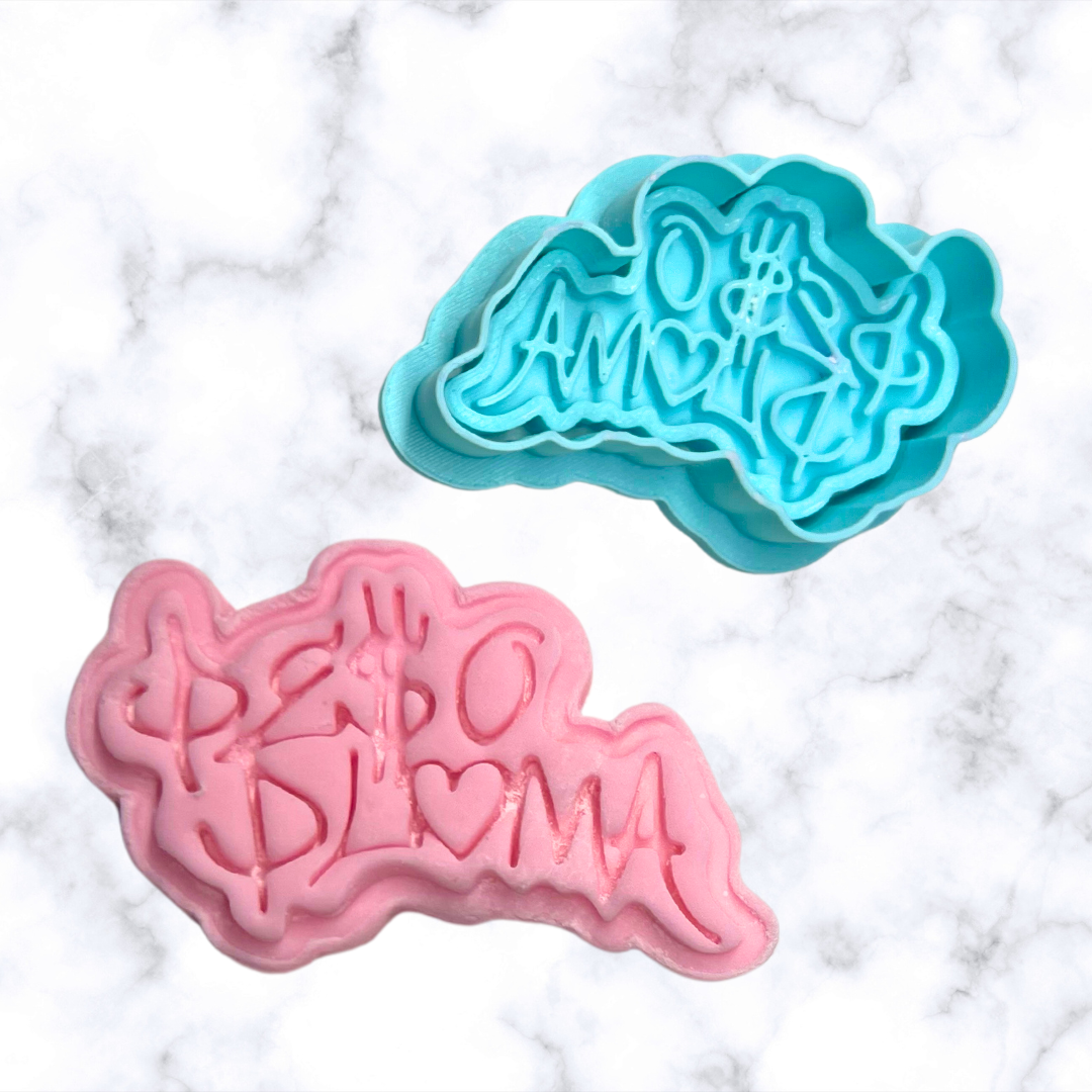 Peso Pluma Face or Name in 2 sizes Cookie Cutters and Stamp – Baking ...