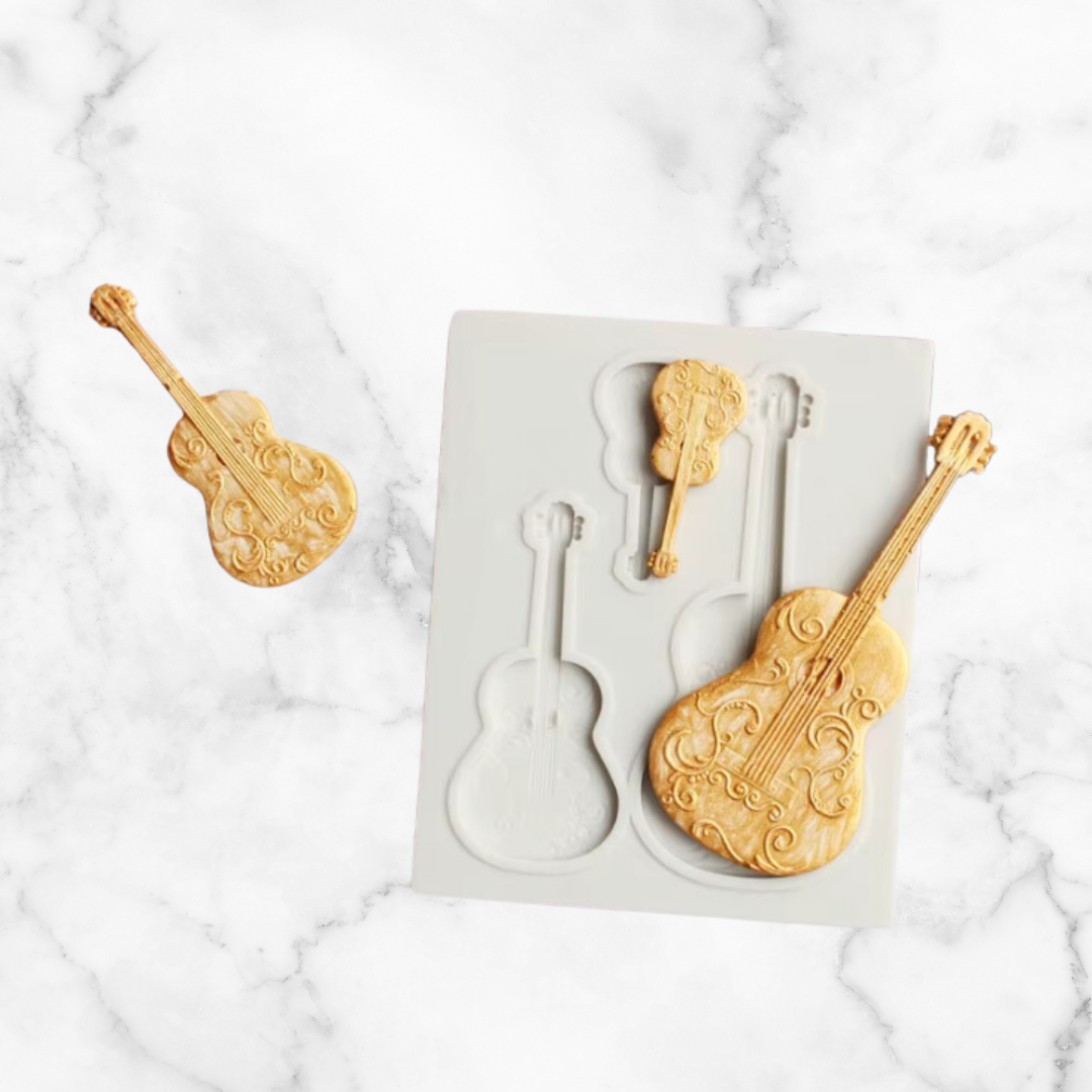 Guitar Shape Silicone Molds – Baking Treasures Bake Shop